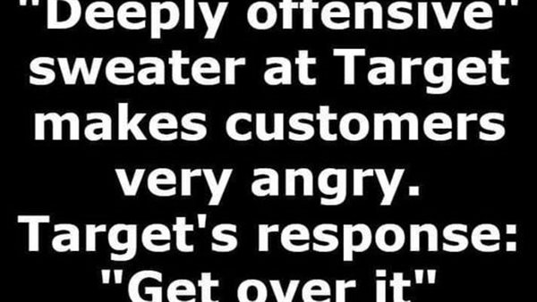 Woman calls sweater at Target ‘deeply offensive’ and Target responds ...