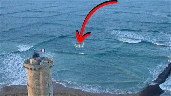 If you see square waves forming in the ocean, get out of the water ...